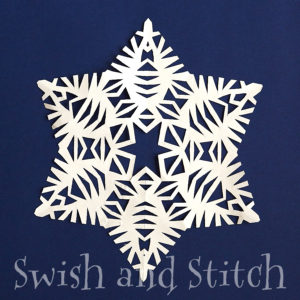 How to Fold Precise 6-Pointed Snowflakes for Perfectionists - Swish and ...