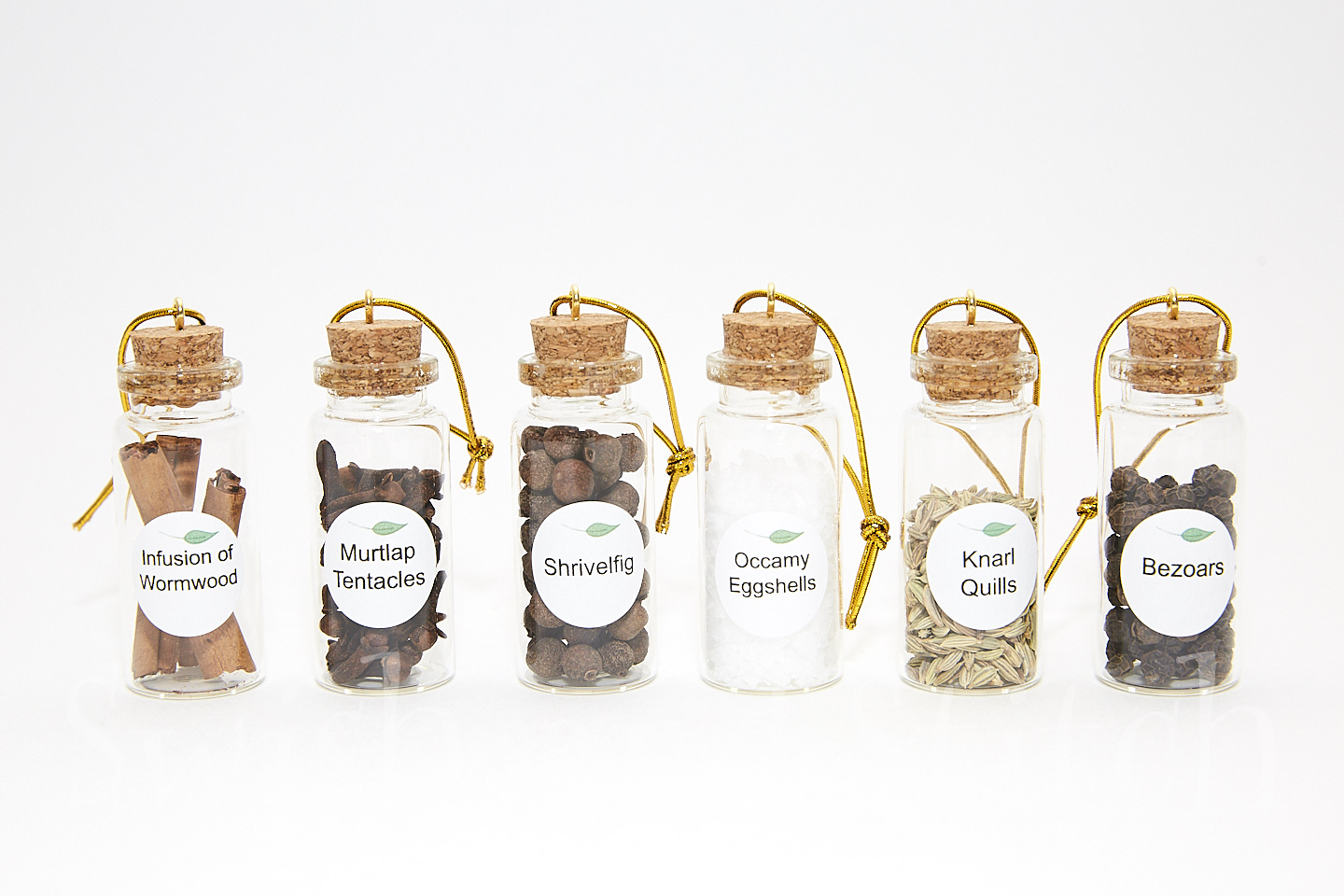 DIY Harry Potter Potion Ingredients Christmas Ornaments - Swish and Stitch