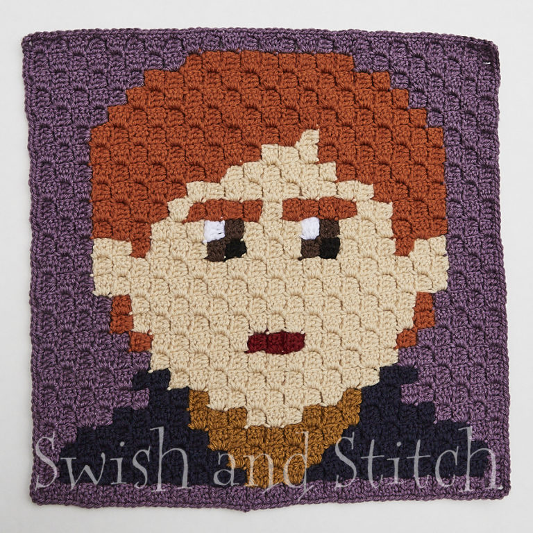 Harry Potter Order of the Phoenix C2C Crochet Afghan - Swish and Stitch