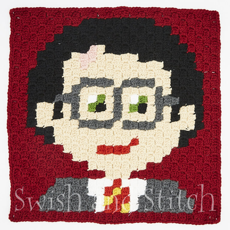 Harry Potter Gryffindor C2C Crochet Block of the Month Afghan Intro and ...