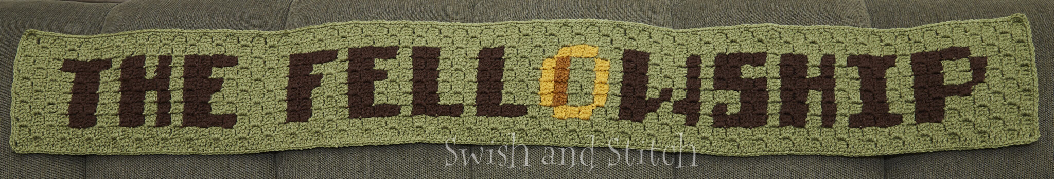 The Fellowship C2C Crochet Border Panel - Swish and Stitch