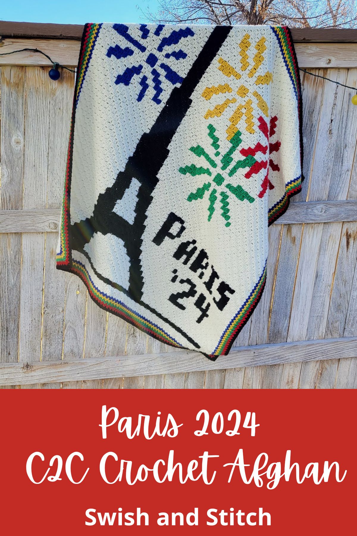 Paris '24 C2C Crochet Afghan - Swish and Stitch